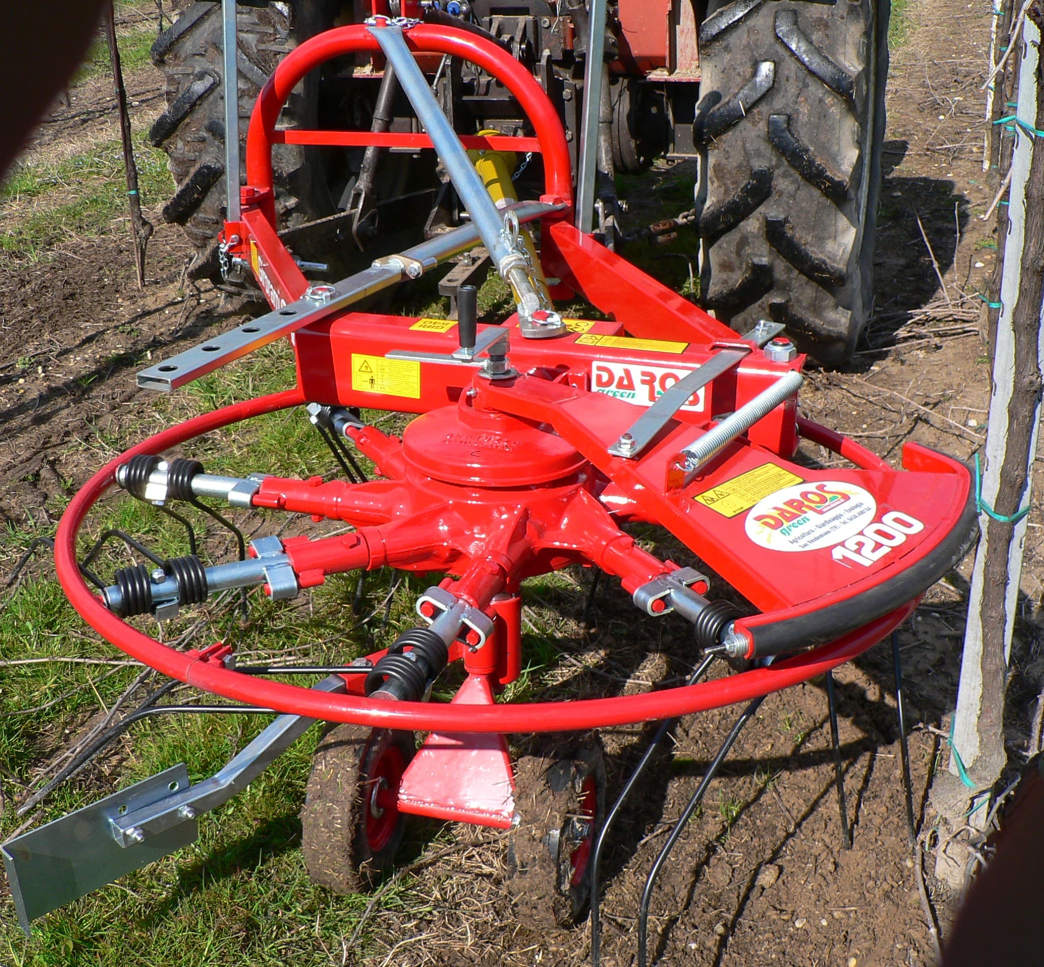 SINGLE PTO PRUNING RAKE - Da Ros Green